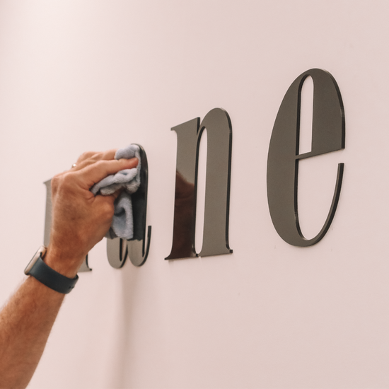 Acrylic Logo Signage – With Love Creative Studio